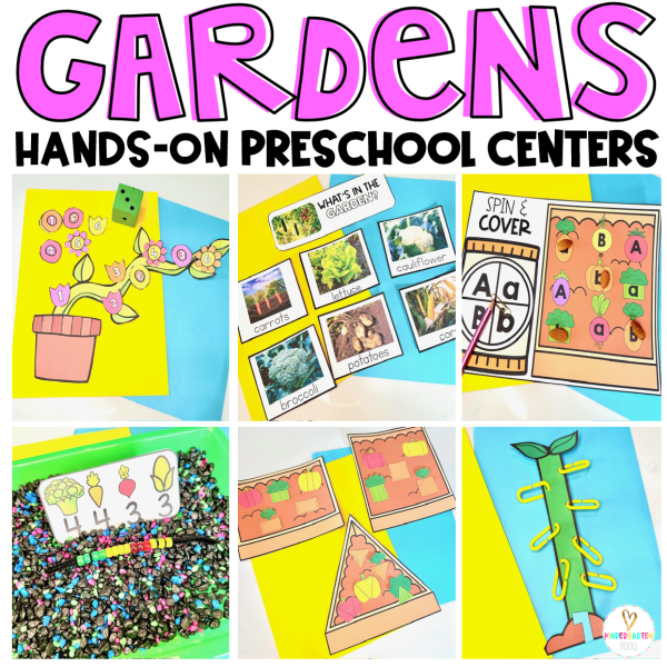 Garden Centers for Preschool - Kindergarten Rocks Resources