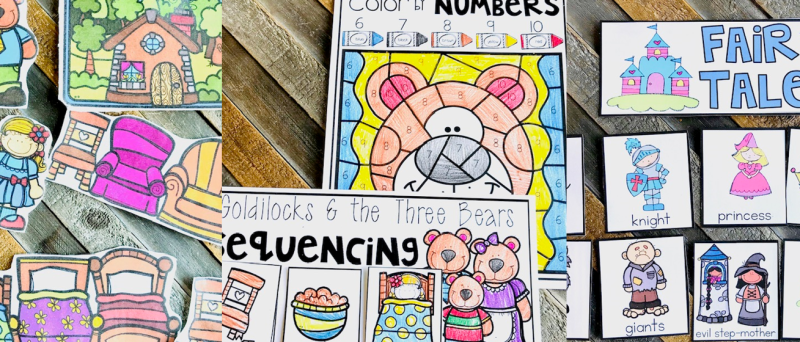 Fairy Tale Activities for Preschool - Kindergarten Rocks Resources