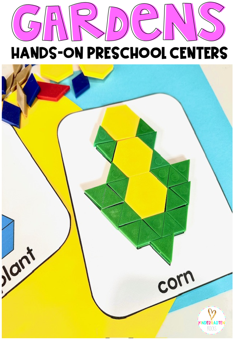Garden Centers for Preschool - Kindergarten Rocks Resources