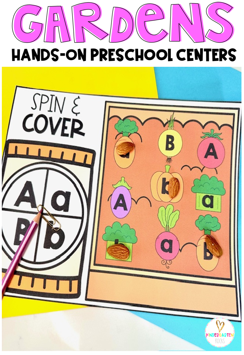 Garden Centers for Preschool - Kindergarten Rocks Resources