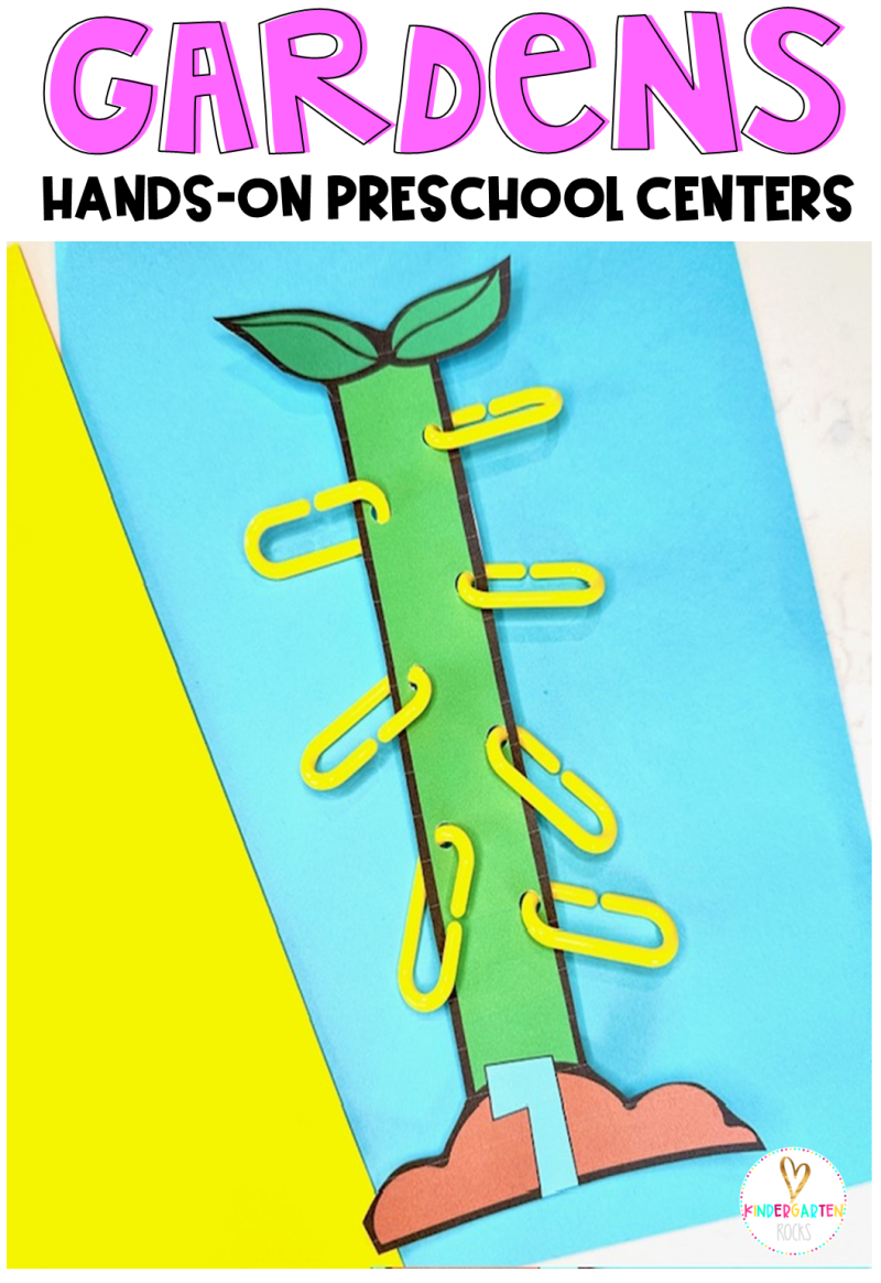 Garden Centers for Preschool - Kindergarten Rocks Resources