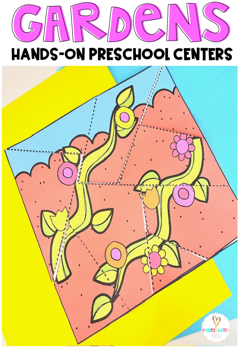 Garden Centers for Preschool - Kindergarten Rocks Resources