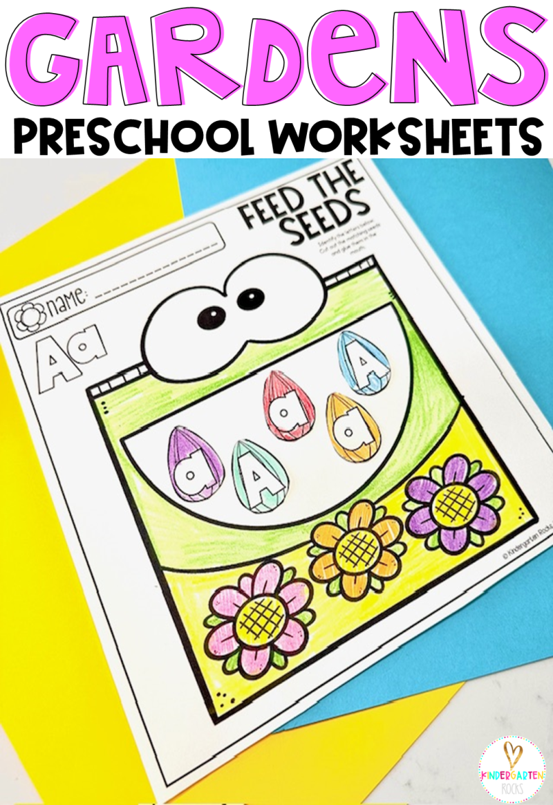 No Prep Garden and Plant Activities - Kindergarten Rocks Resources