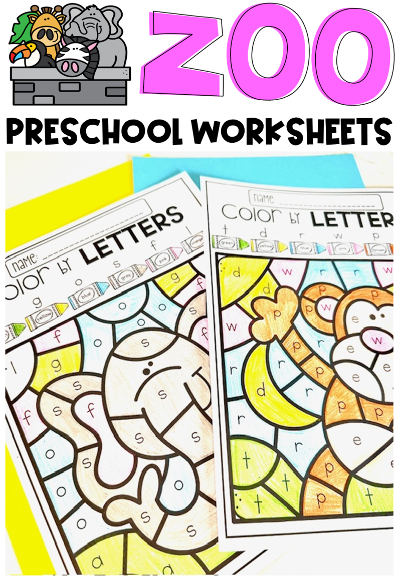 Zoo Activities for Preschool - Kindergarten Rocks Resources