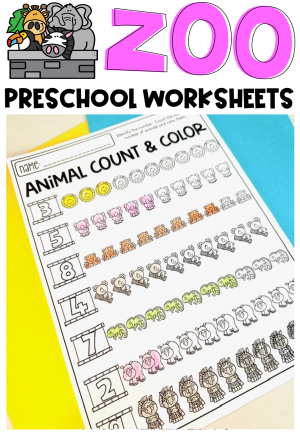 Zoo Activities for Preschool - Kindergarten Rocks Resources