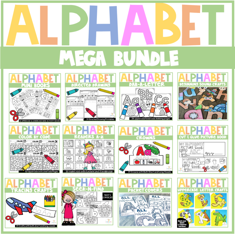 Uppercase Alphabet Activities Crafts - Kindergarten Rocks Resources