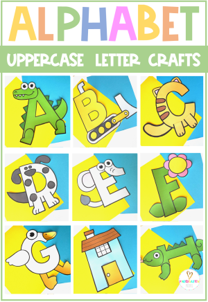 Uppercase Alphabet Activities Crafts - Kindergarten Rocks Resources