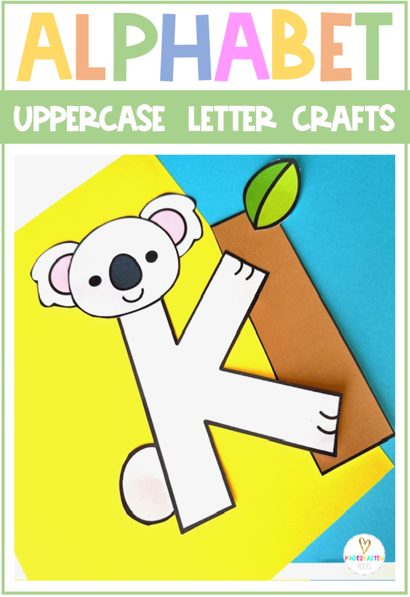 Uppercase Alphabet Activities Crafts - Kindergarten Rocks Resources