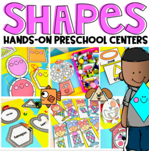 Shape Activities and Centers Preschool - Kindergarten Rocks Resources