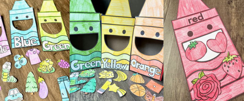Color Identification Crafts and Activities - Kindergarten Rocks Resources