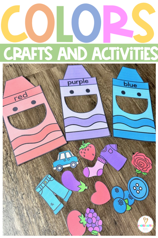 Color Identification Crafts and Activities - Kindergarten Rocks Resources