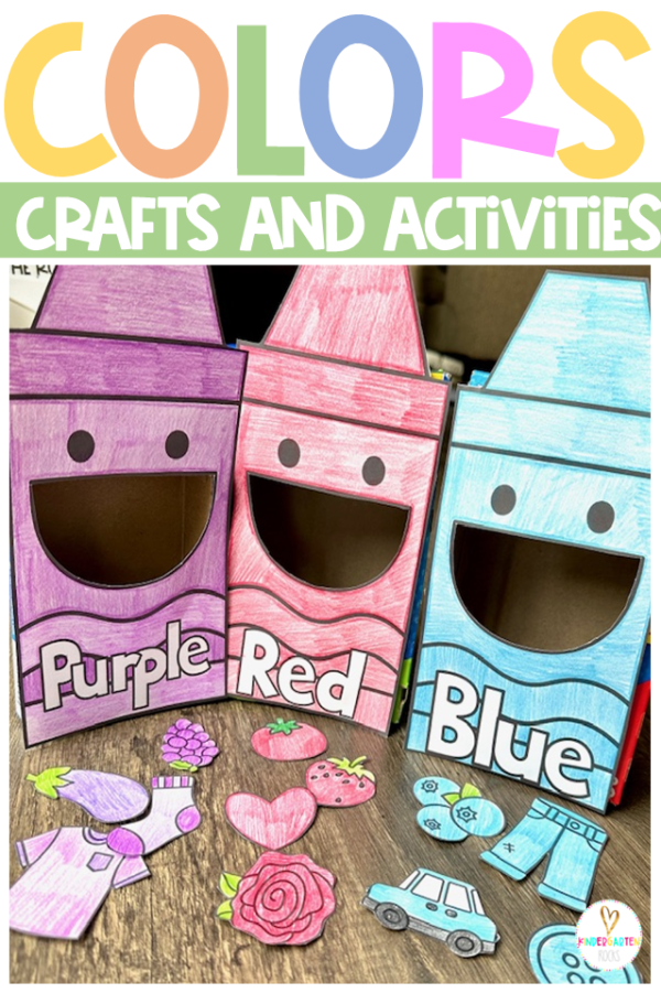 Color Identification Crafts and Activities - Kindergarten Rocks Resources