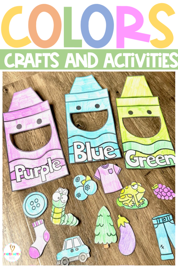 Color Identification Crafts and Activities - Kindergarten Rocks Resources
