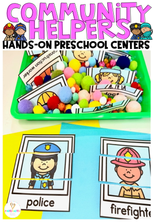 Community Helpers Centers Preschool - Kindergarten Rocks Resources