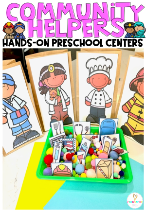 Community Helpers Centers Preschool - Kindergarten Rocks Resources